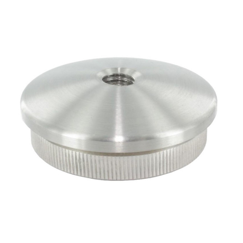 Embout arrondi à frapper fileté en acier inoxydable