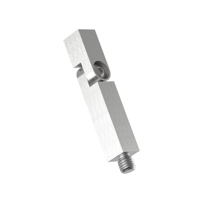 Pivot carré avec filetage mâle filetage femelle et une articulation